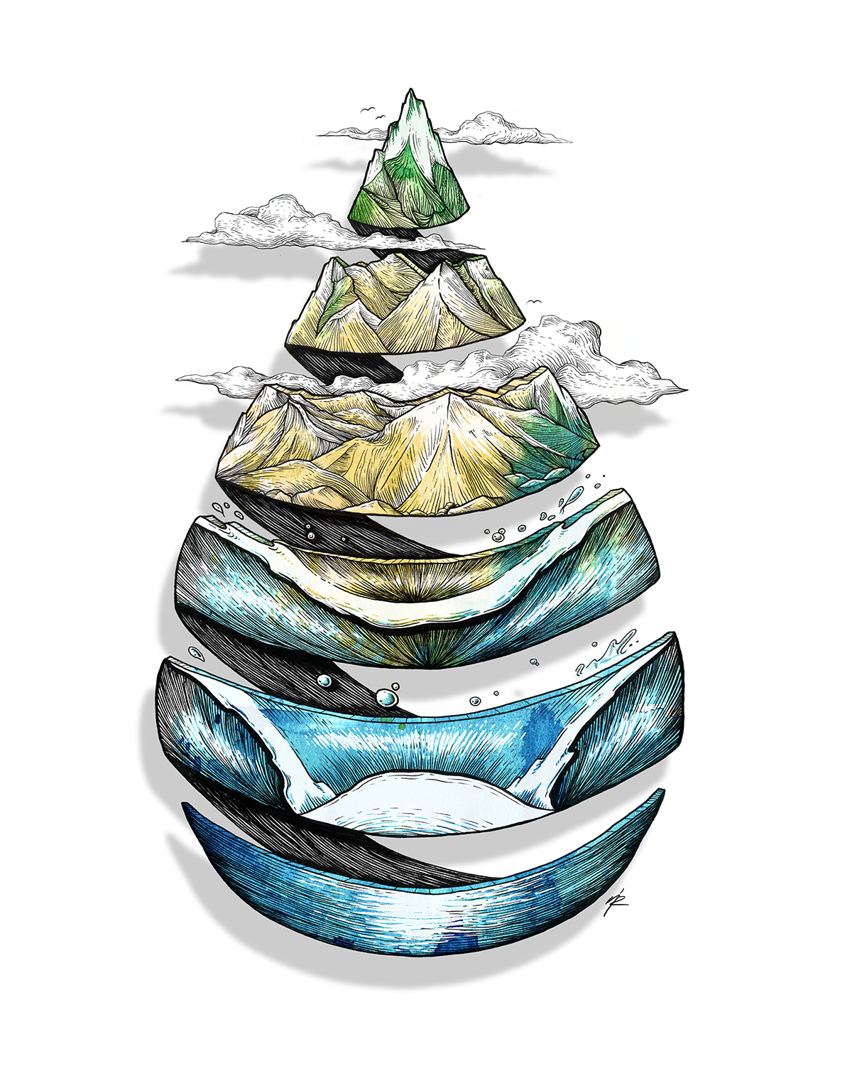 Ribbon Drop – Volution Gallery